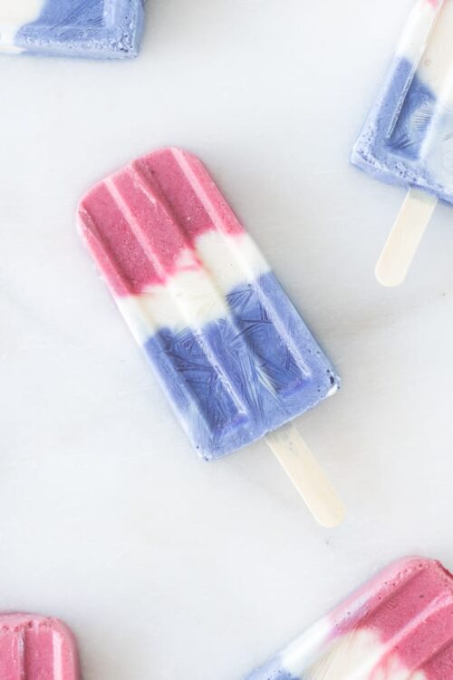 Red, White and Blue Popsicles (Artifical Dye-Free + Vegan) - Eating by ...