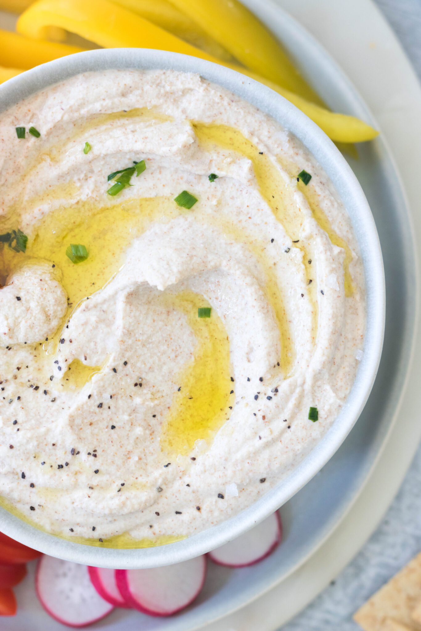 Easy Almond Pulp Hummus - Eating by Elaine