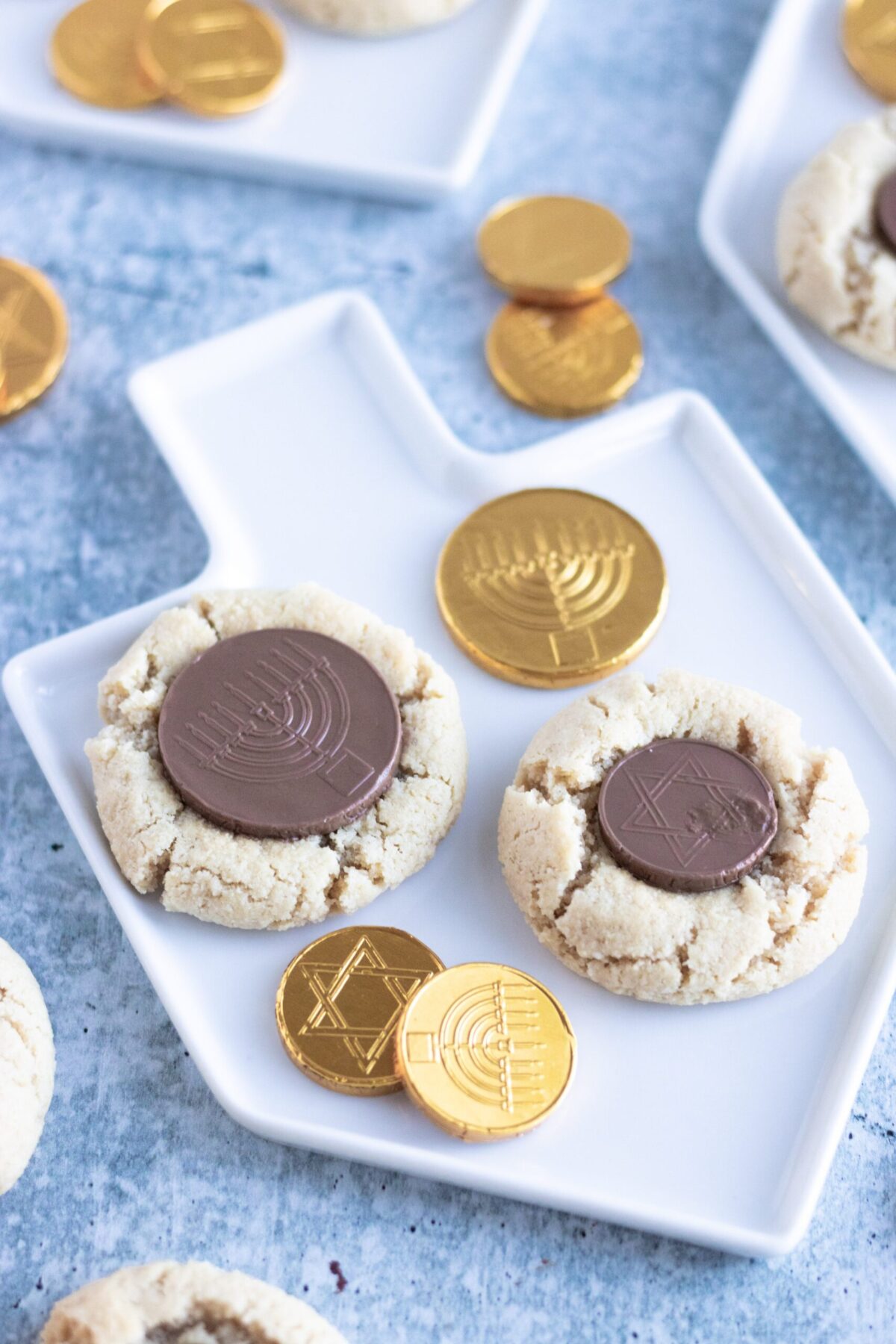 Hanukkah Gelt Cookies (vegan + grain-free + paleo + refined sugar-free ...
