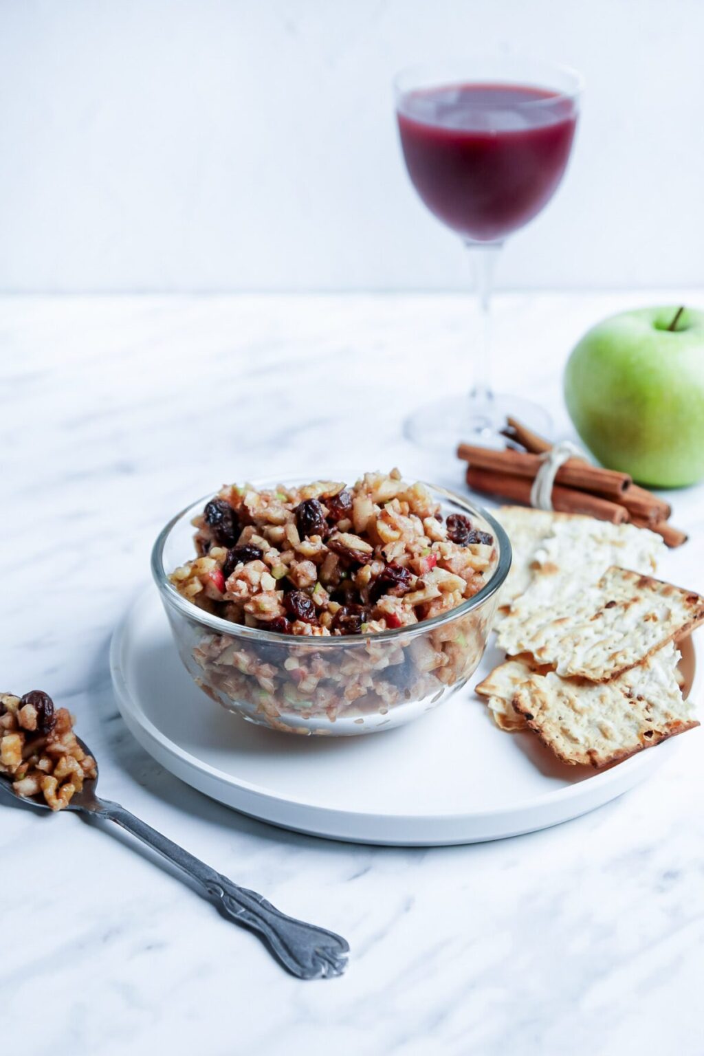 Nana's Famous Apple-Walnut Charoset for Passover - Eating by Elaine