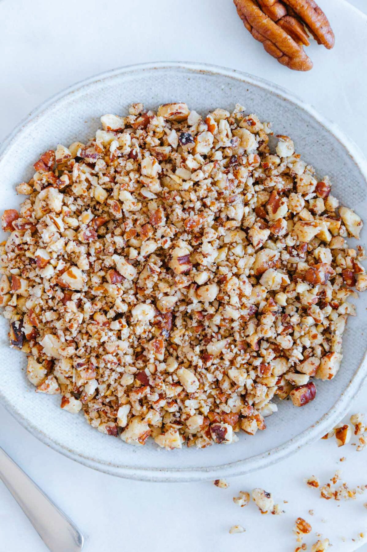 Easy Savory Salty Pecan Crumble (vegan + paleo) - Eating by Elaine