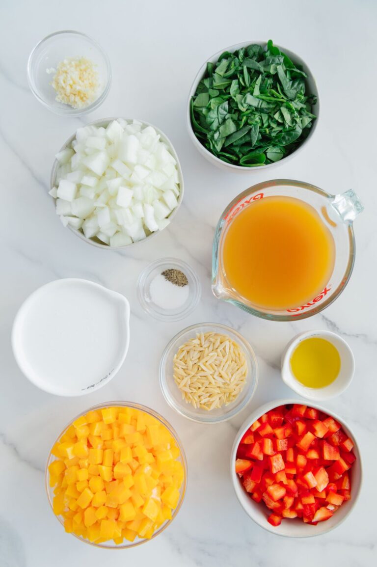 Butternut Squash Coconut Orzo Soup (Vegan + Gluten-Free) - Eating by Elaine