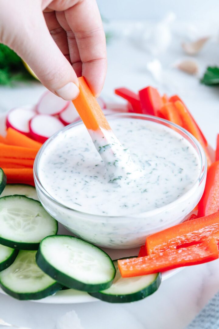 The Best (and Easy!) Vegan Ranch Dressing - Eating by Elaine