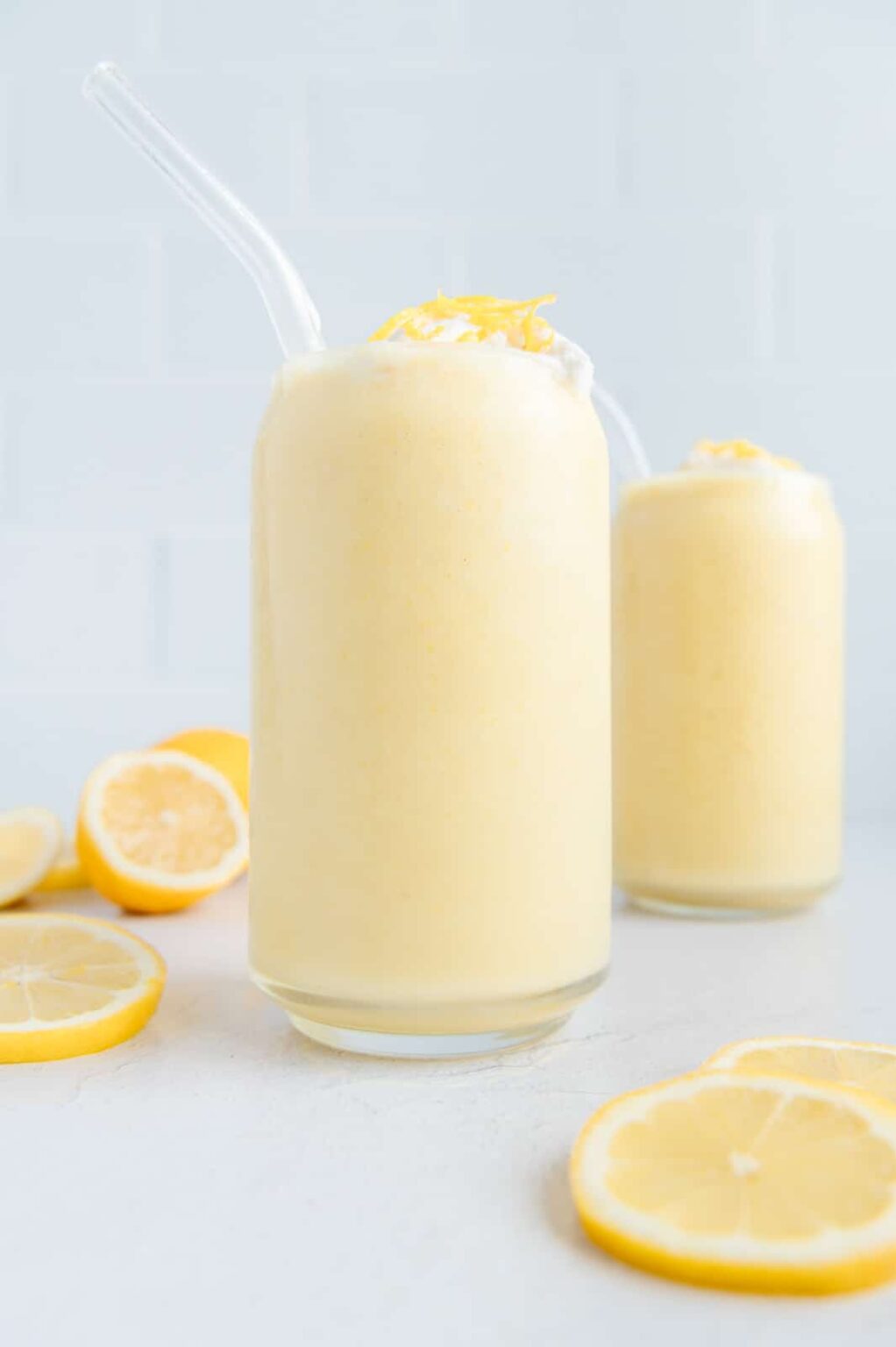 Creamy Vegan Lemon Smoothie - Eating by Elaine