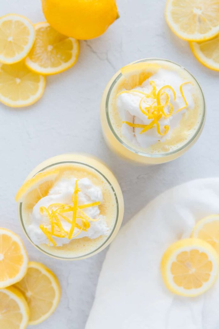 Creamy Vegan Lemon Smoothie - Eating by Elaine