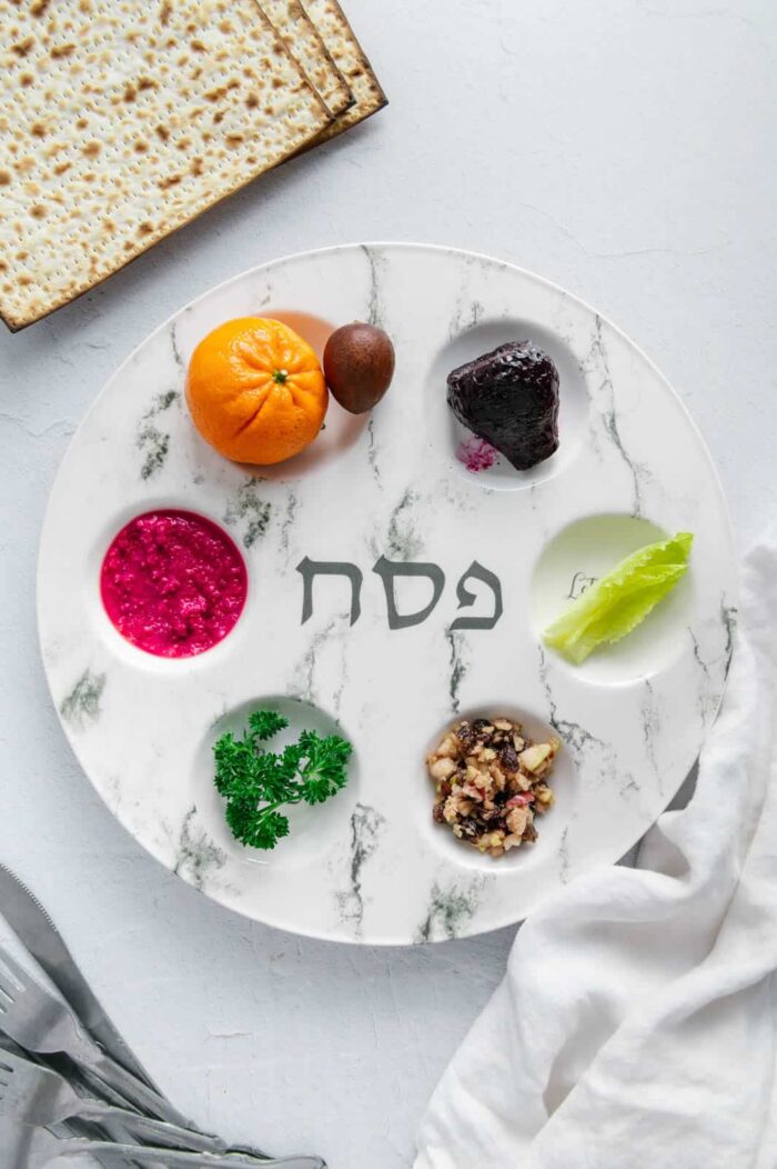 How to Create a Modern and Vegan Seder Plate - Eating by Elaine
