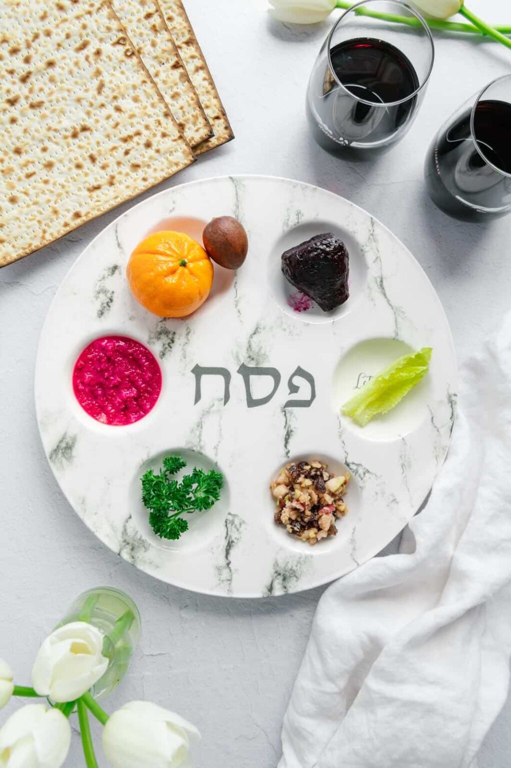 How to Create a Modern and Vegan Seder Plate - Eating by Elaine