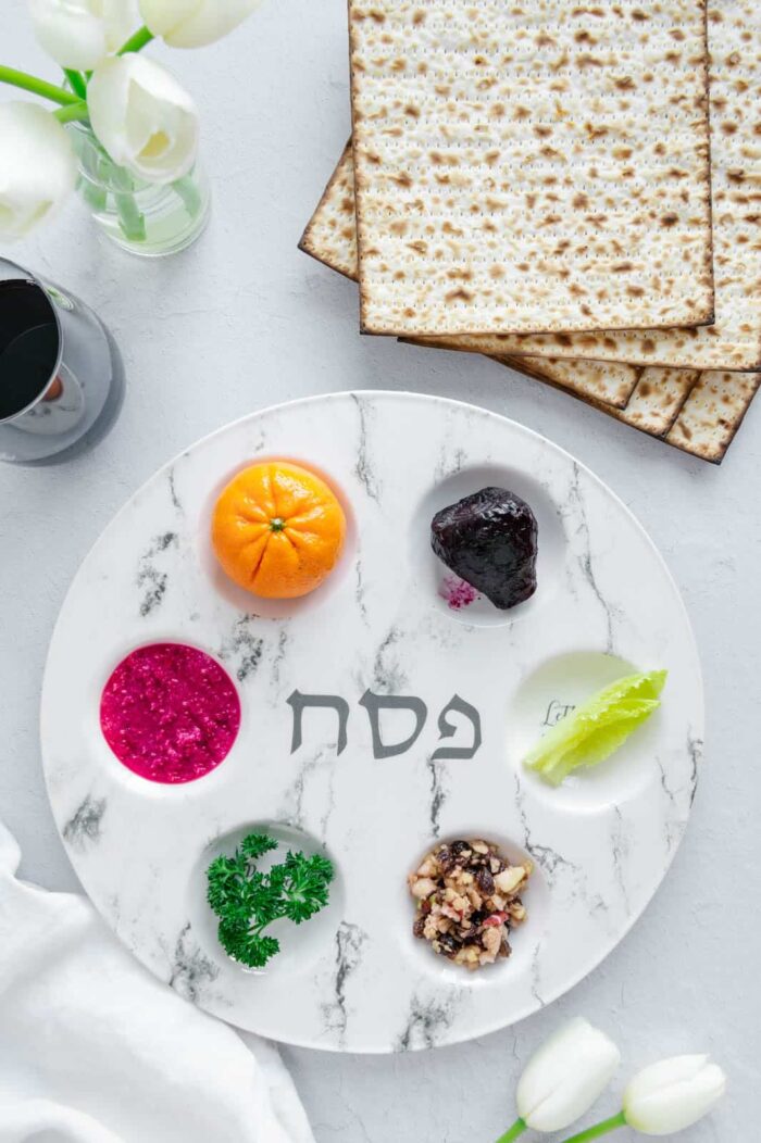 How to Create a Modern and Vegan Seder Plate - Eating by Elaine