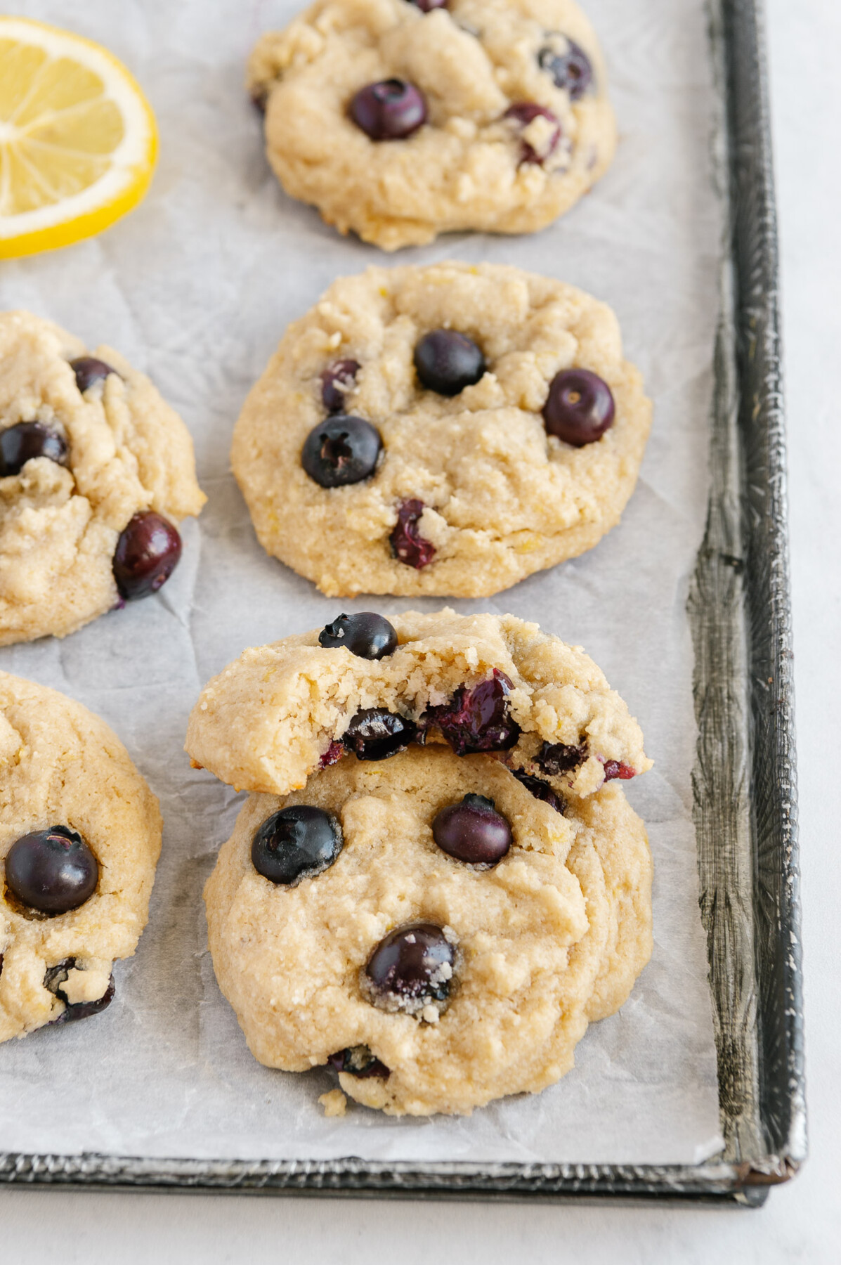 Soft and Chewy Lemon Blueberry Cookies (Vegan + Gluten-Free) - Eating ...