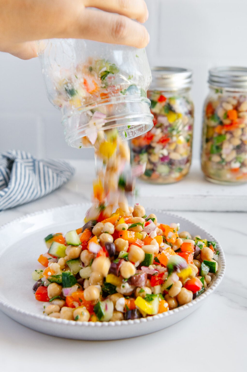 Mediterranean Dense Bean Salad (Viral TikTok Recipe) - Eating by Elaine