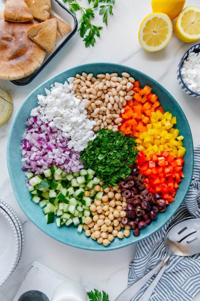 Mediterranean Dense Bean Salad (Viral TikTok Recipe) - Eating by Elaine