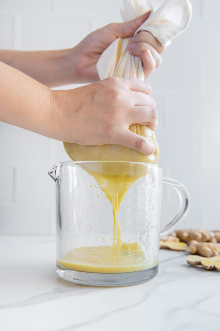 How to Make Ginger Juice (Blender or Juicer) - Eating by Elaine