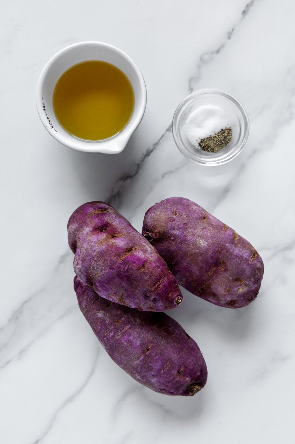 Crispy Oven-Roasted Purple Sweet Potato Halves - Eating by Elaine