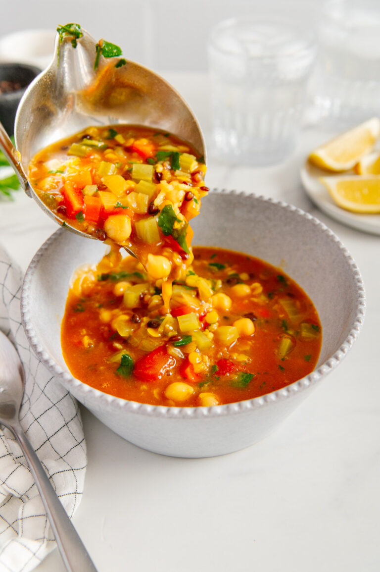 Vegan Moroccan Harira Soup - Eating by Elaine