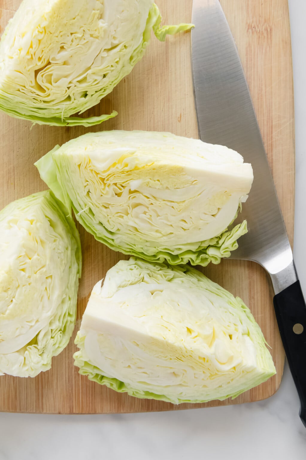 Simple Roasted Green Cabbage Wedges - Eating by Elaine