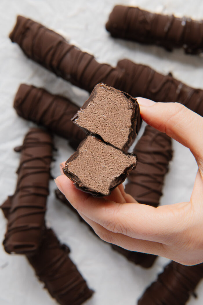 2-Ingredient Homemade 3 Musketeers Bars (Vegan) - Eating by Elaine